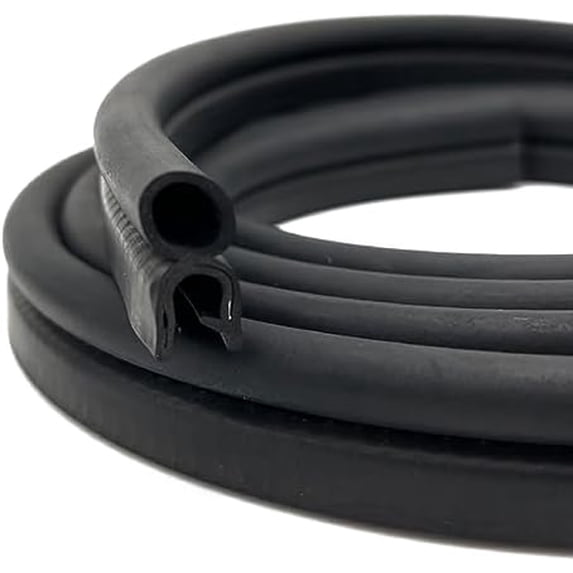 Car Door Seal Strip, Fit 1/4" Edge, Rubber Trim Seal with Top Bulb ...
