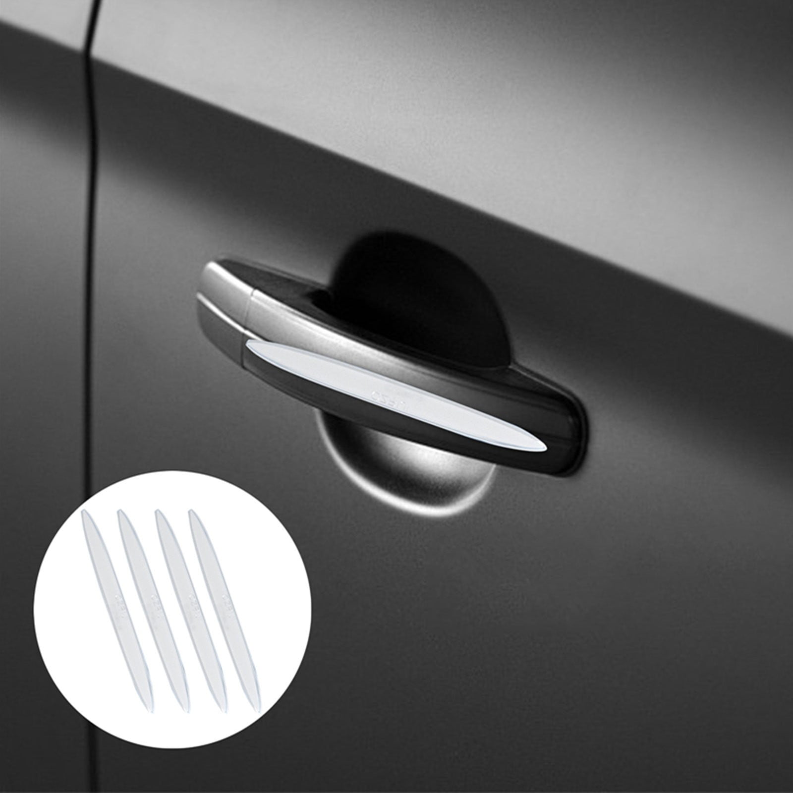 Car Door Side Mirror Protector, Anti-Collision Edge Guard, Invisible ...