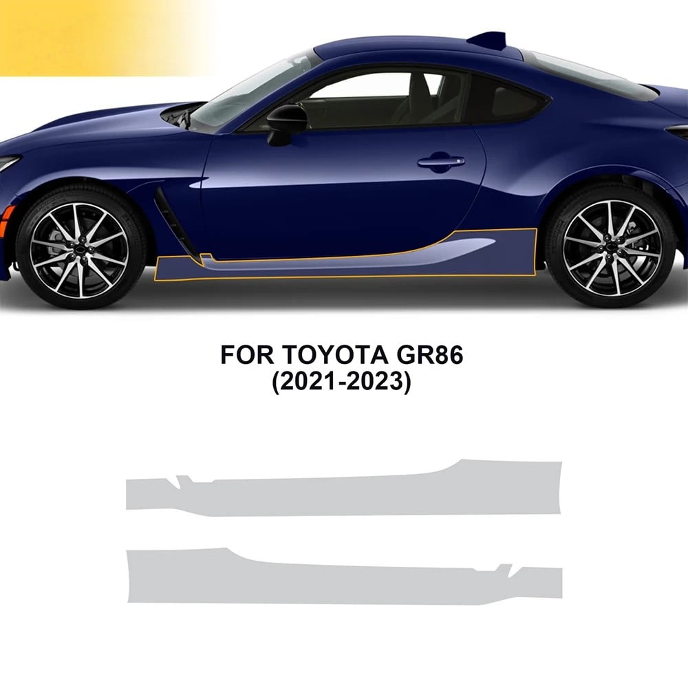 Car Door Side Skirt Sticker for Toyota GR86 2021 2022 2023 Accessories ...