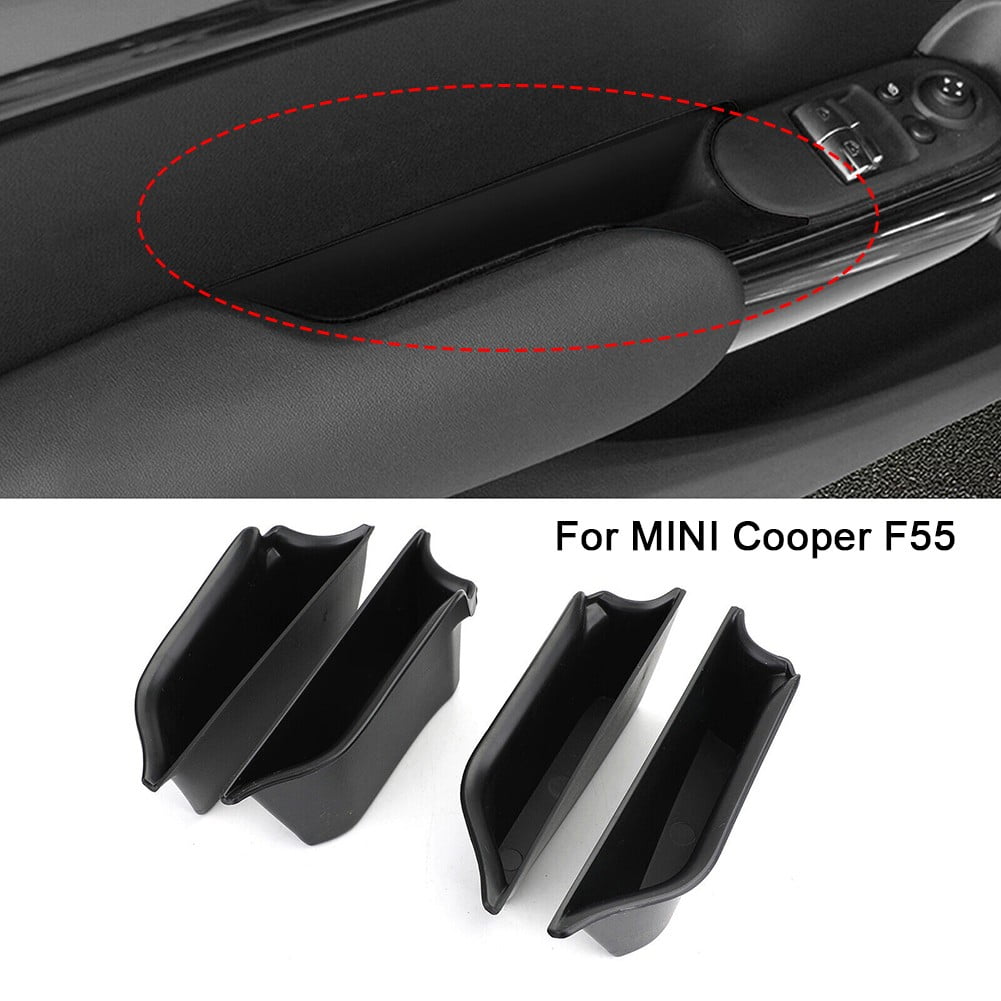 Car Door Side Storage Box Door Handle Armrest Tray Organizer For Mini ...