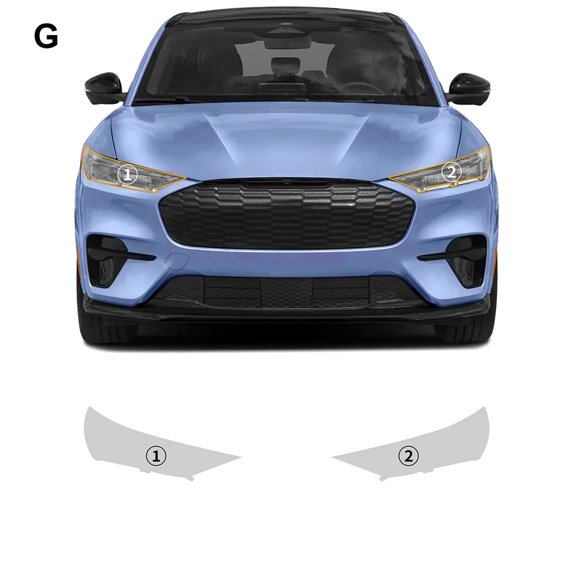 Car Door Stickers for Ford Mustang Mach-E GT 2022 2023 Accessories Side ...