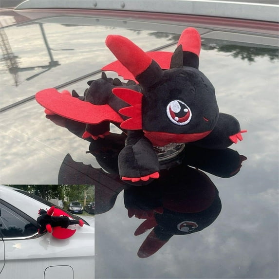 Car Dragon Accessory Flying Dragon Plush Toy Roof Top Car, Car Dragon ...