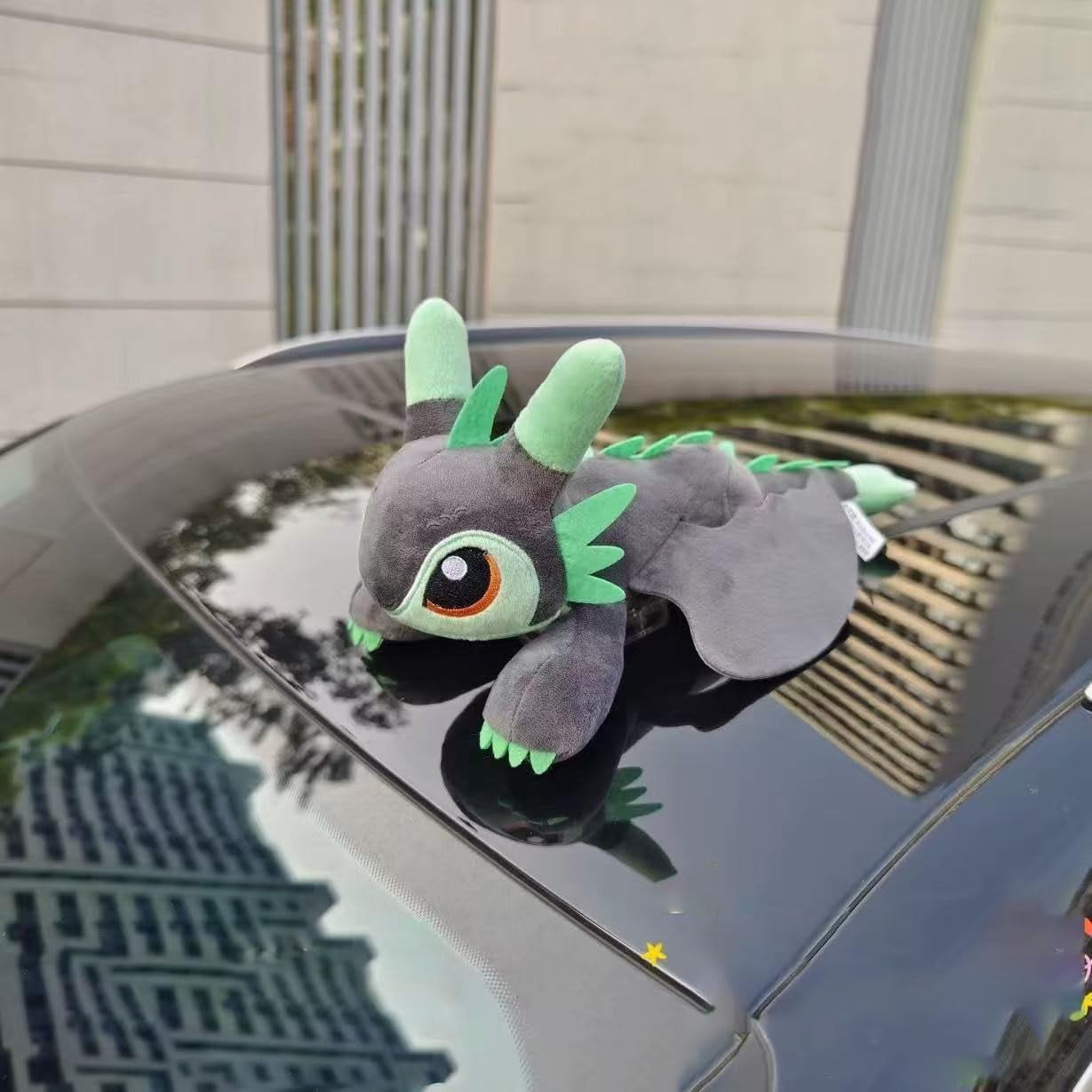 Car Dragon Accessory Flying Dragon Plush Toy Roof Top Car, Car Dragon ...