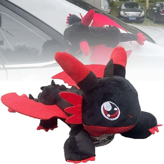 Car Dragons,Car Accessory Little Flying Dragon Plush,Toothless Stuffed ...