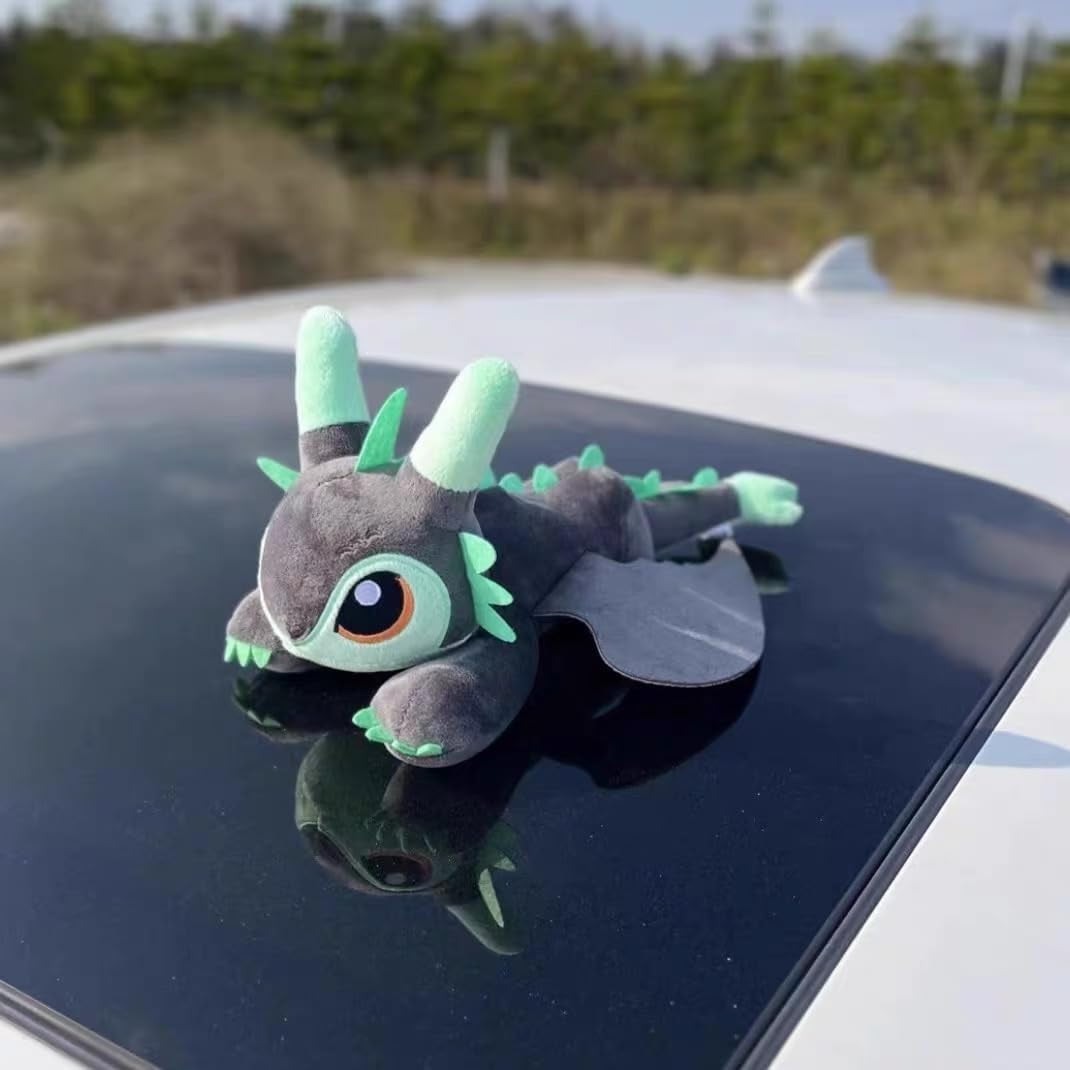 Car Dragons,Car Accessory Little Flying Dragon Plush,Toothless Stuffed ...