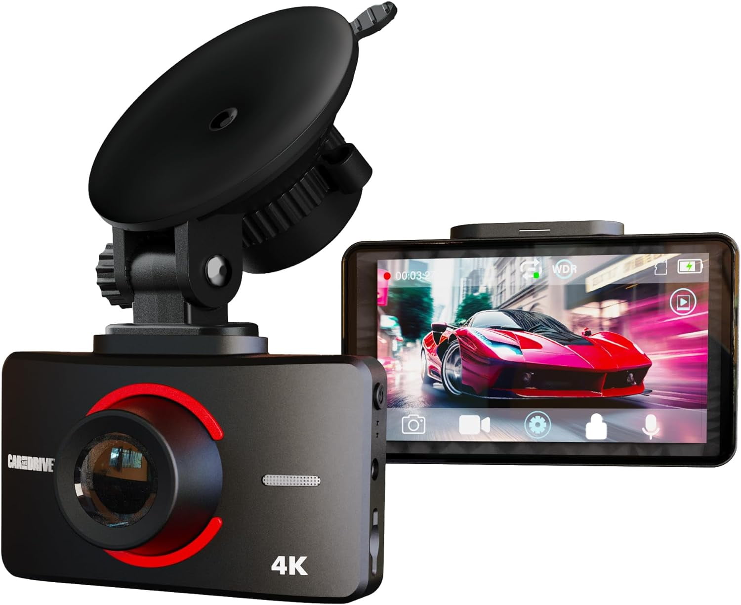 Car and Driver Eye2Pro 4K Ultra HD Dash Cam, 3" Touchscreen, 30 FPS ...