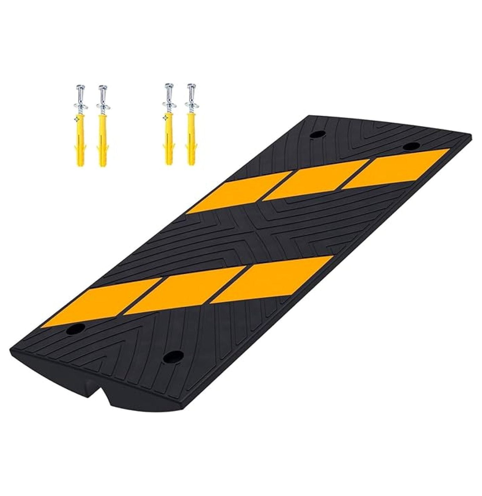 Car Driveway Ramps Rubber Curb Ramp 33000lbs Load Capacity 2.6INCH ...