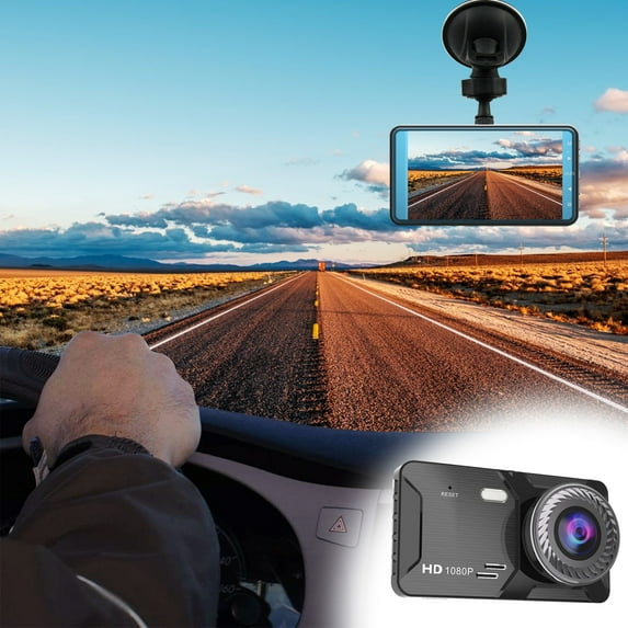 Car Driving Recorder 1080P Front and Rear Lens Dash Camera, Infrared ...