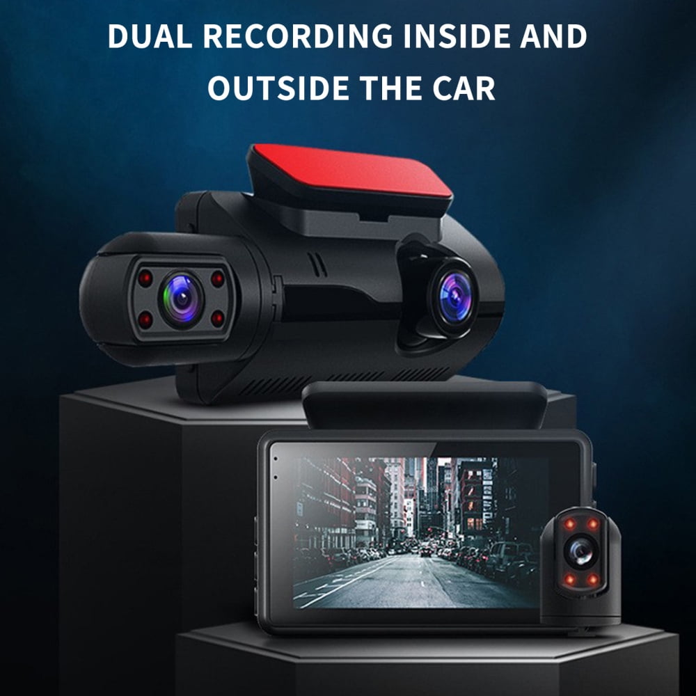 Car Driving Recorder Dual Camera 150° Wide Angle Dashboard Camera ...