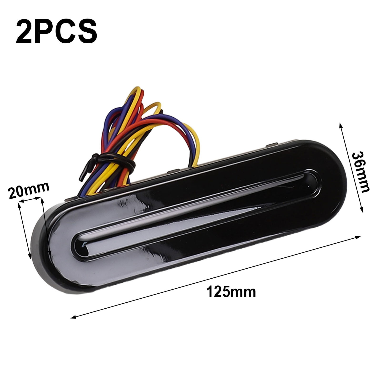 Car Drl Light Car Drl Light Bar 12-24V 2Pcs Brake Flowing Led Car Truck ...