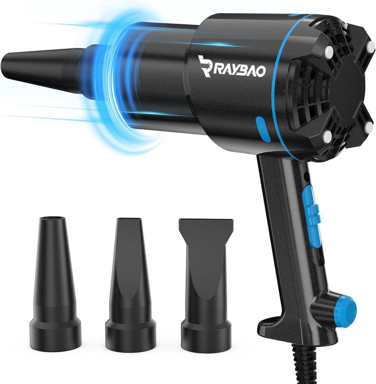 Car Dryer Air Blower -1300W Handheld High Powered Filtered Car Blower ...