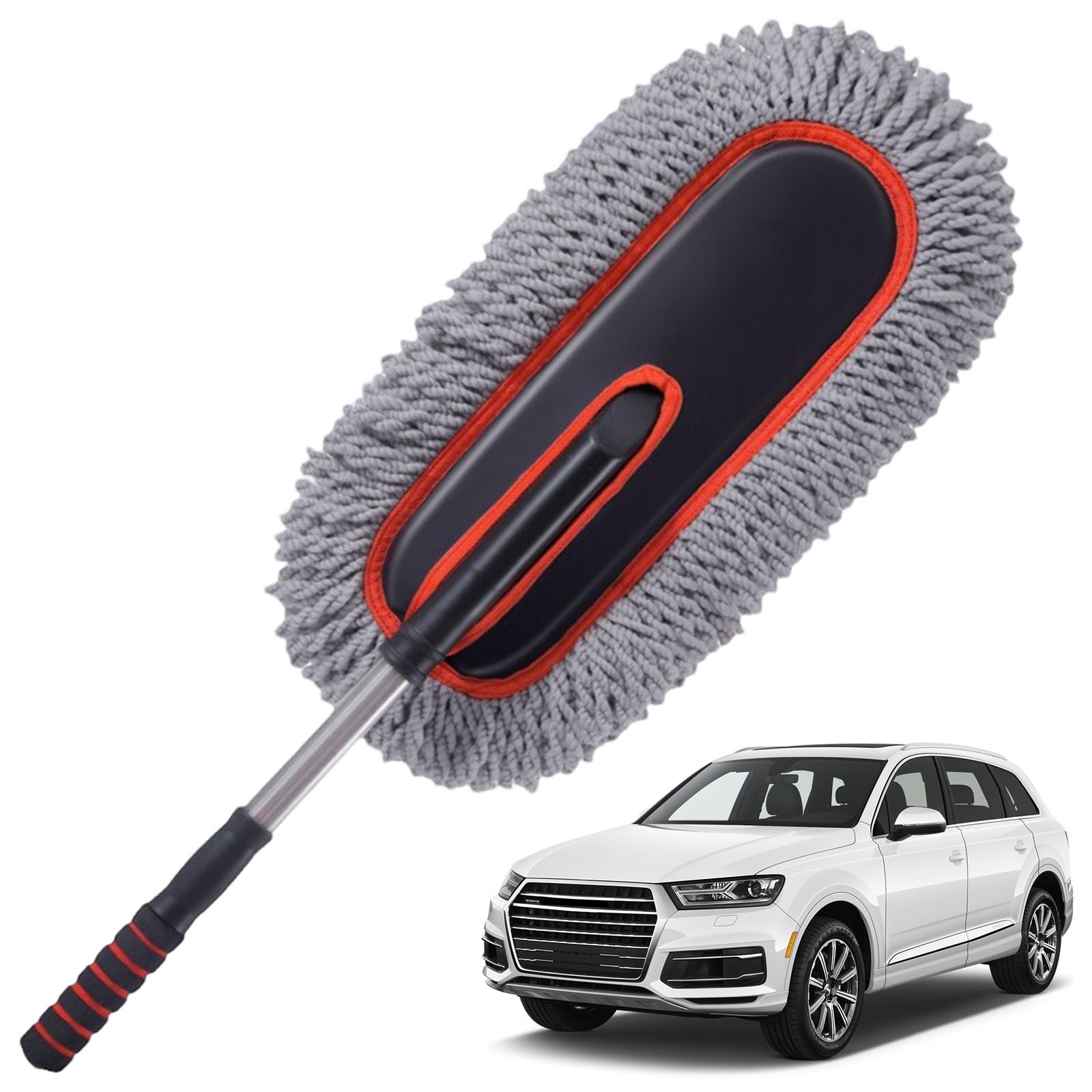 Car Duster Set, Car Dust Brush Set with Soft Microfiber, Scratch Free ...