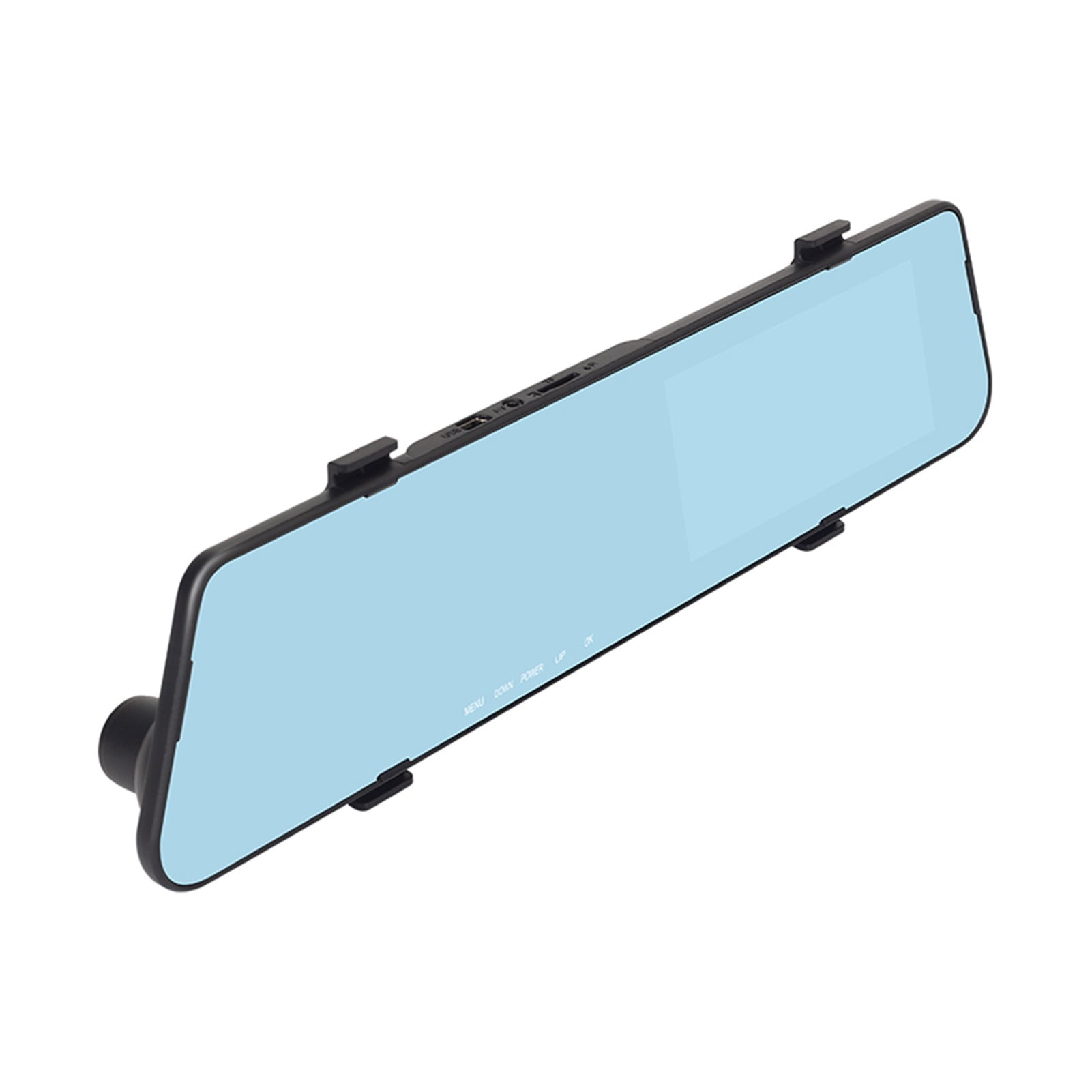 Car Dvr Dash Cam Dual Lens Rear View Mirror Auto Dashcam Recorder ...