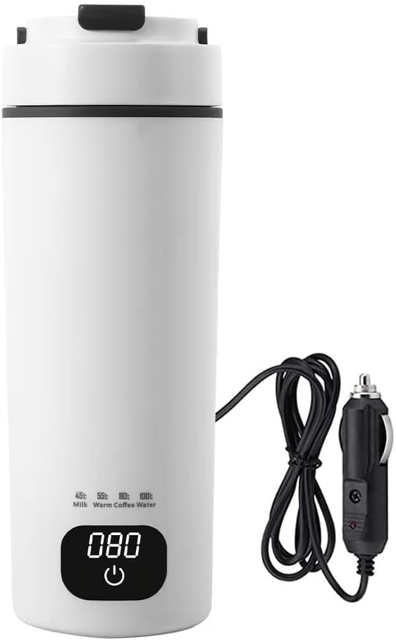 Car Electric Kettle 12v/24v - Portable Mini Temperature Control ...