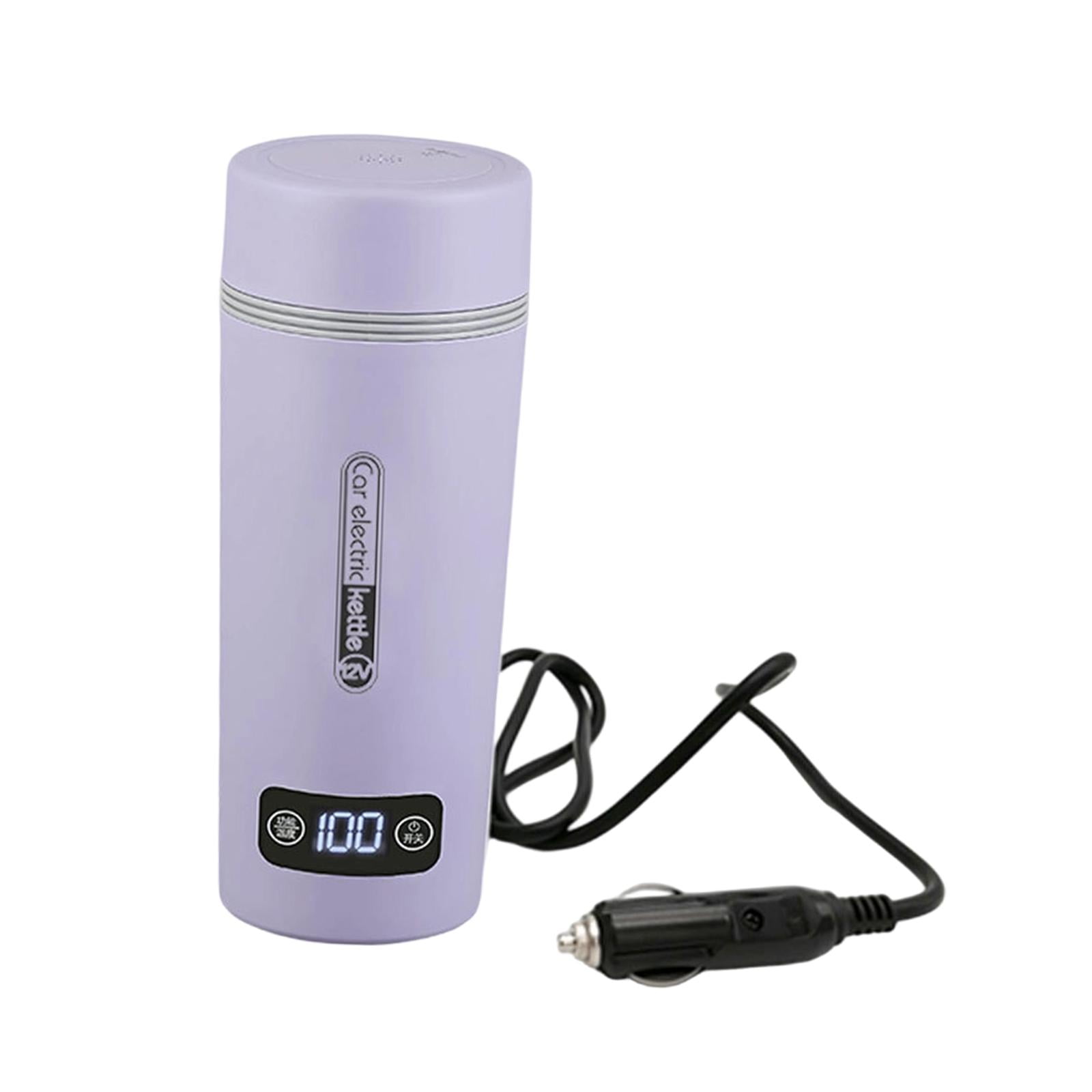 Car Electric Kettle Heating Cup Water Boiler Stainless Steel Adjustable ...