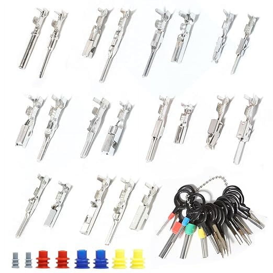 Car Electrical Terminal 1/1.5/1.8/2.2/2.8/3.5mm Auto Non-Insulated Plug Removal Tool Male Female ...