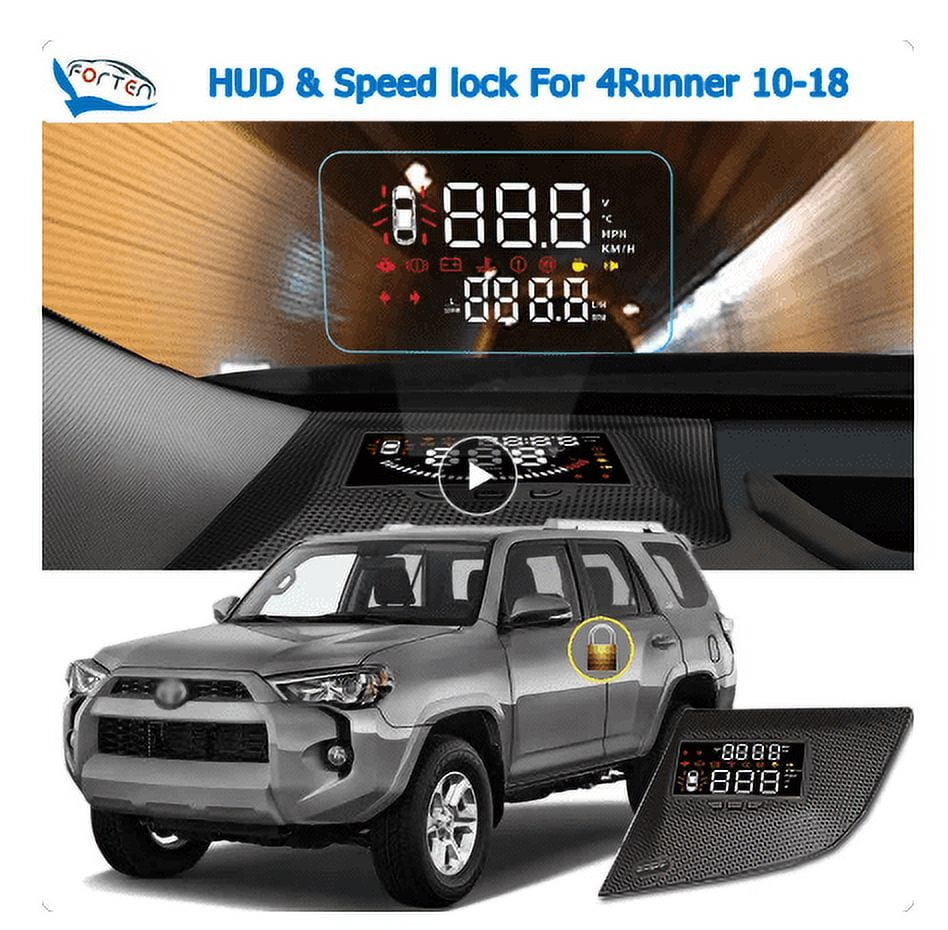Car Electronic HUD Head Up Display Speedometer Projector And Speed Lock ...