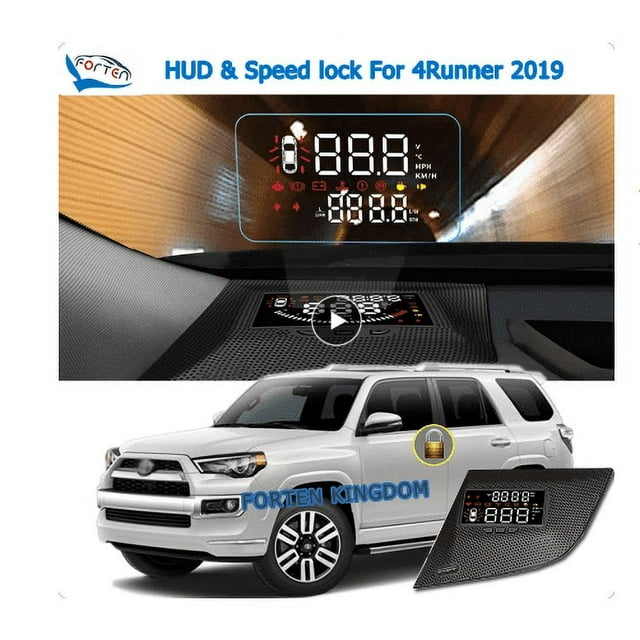 Car Electronic HUD Head Up Display Speedometer Projector And Speed Lock ...