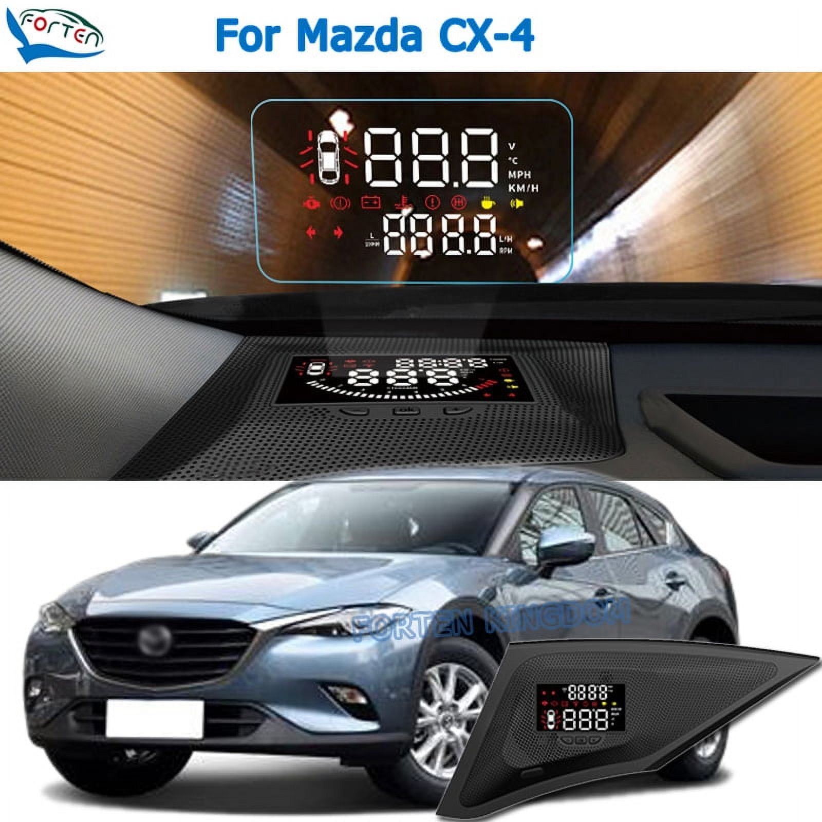 Car Electronic HUD Head Up Display Speedometer Projector For Mazda CX-4 ...
