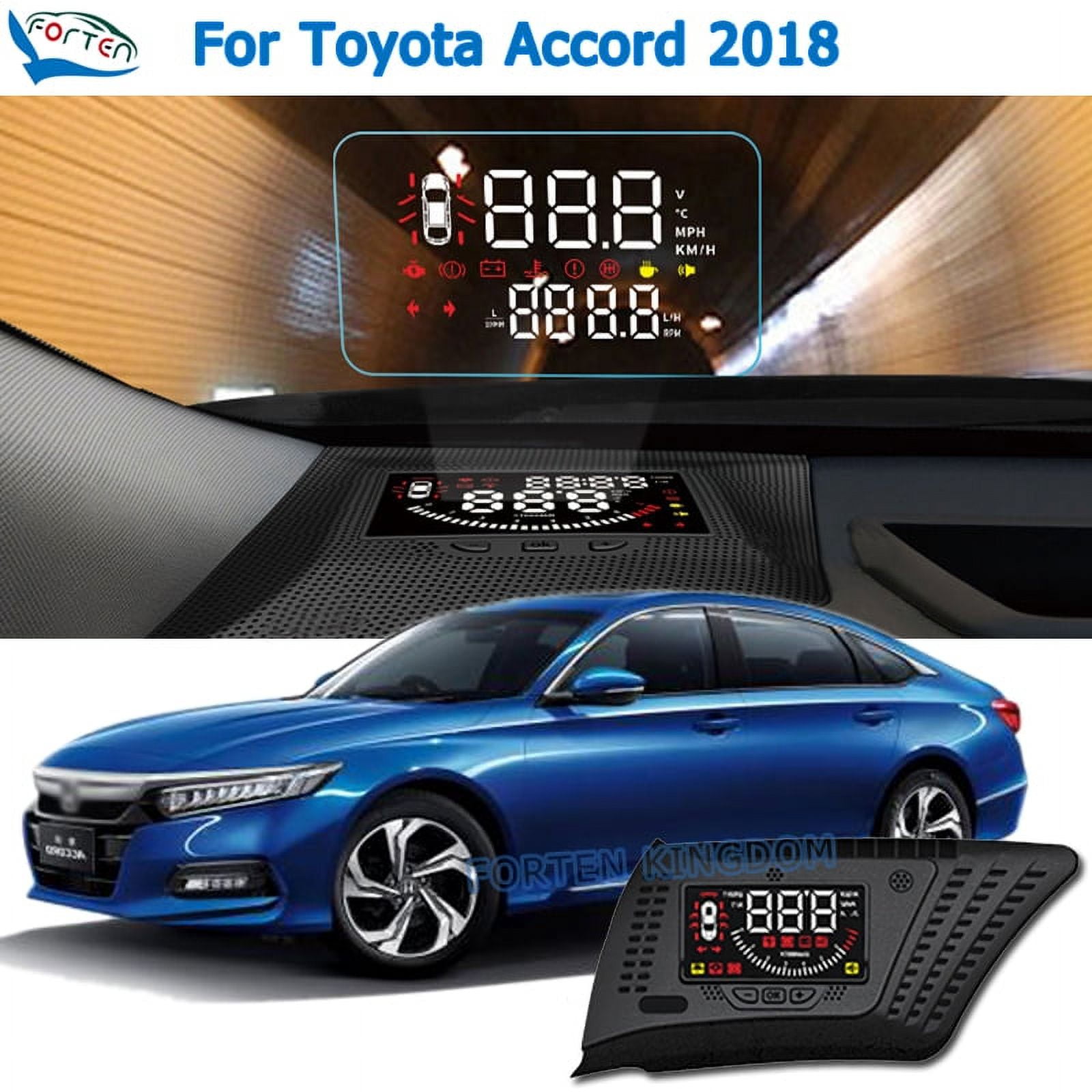 Car Electronic HUD Head Up Display Speedometer Projector For Toyota ...