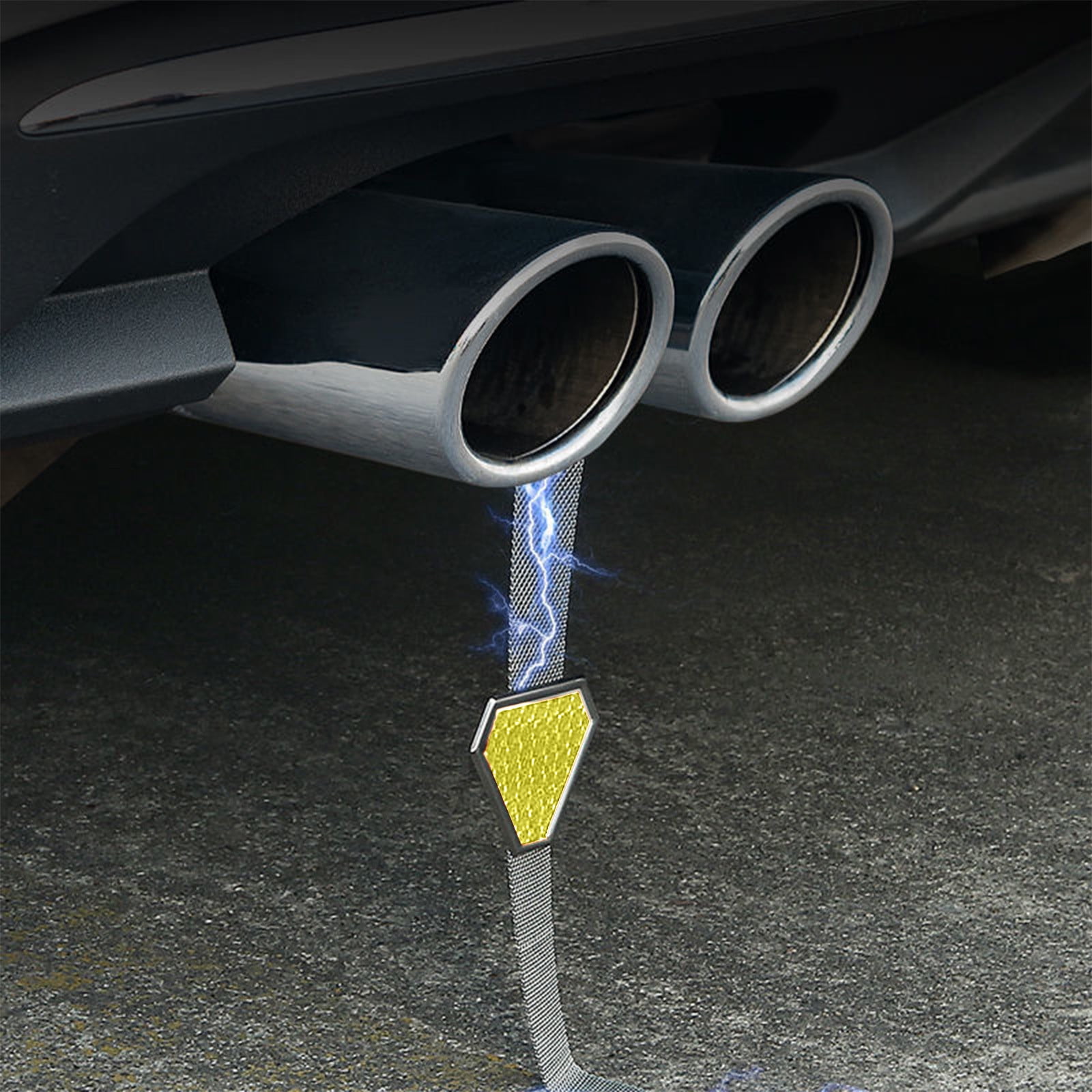 Car Electrostatic Belt 31.5cm Reflective Warnings Metal Earthing Chain ...