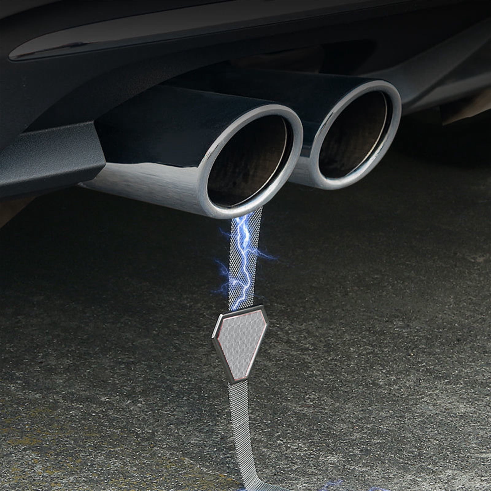 Car Electrostatic Belt 31.5cm Reflective Warnings Metal Earthing Chain ...