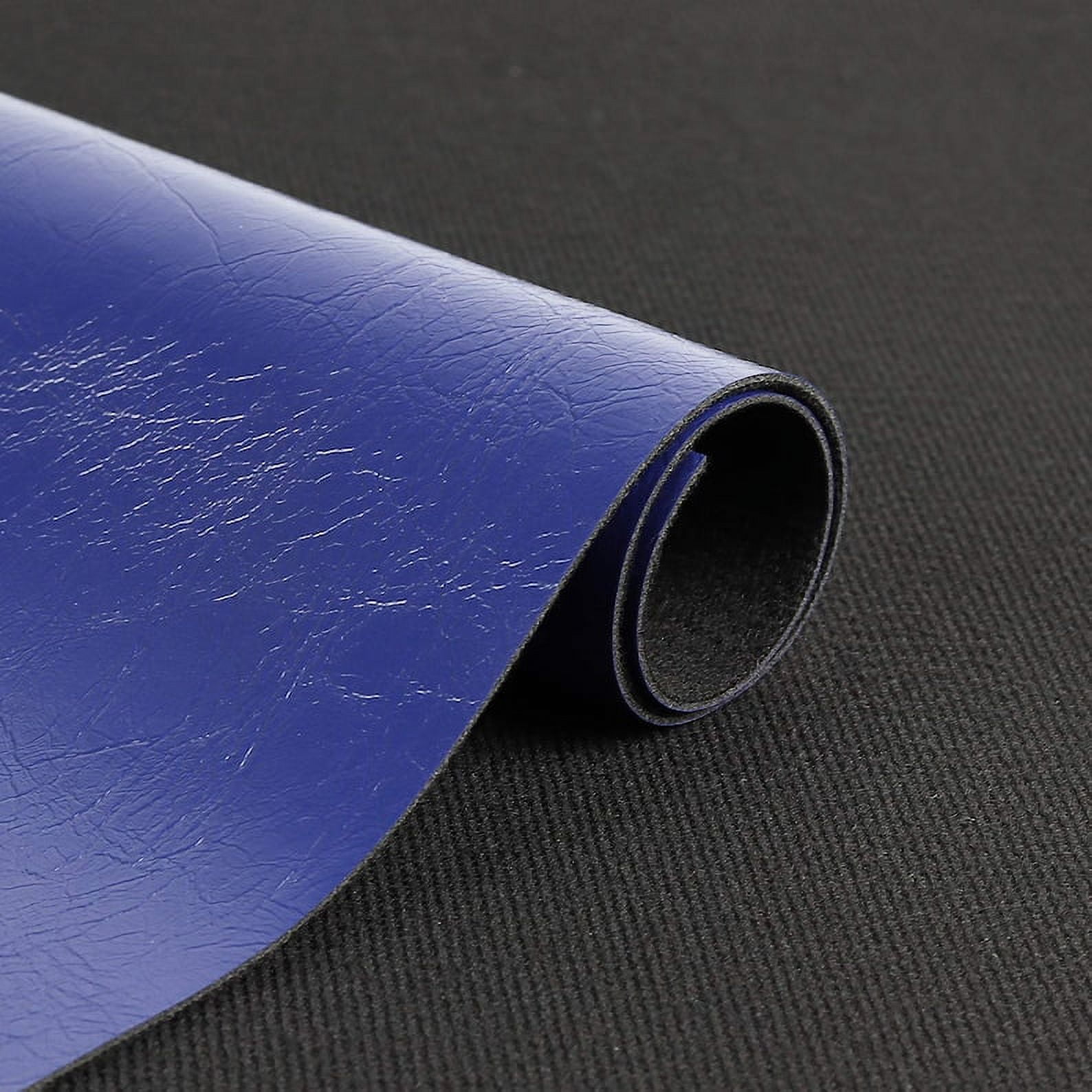 Car Elements Dark Blue Vinyl Marine Faux PU Leather Fabric Upholstery ...