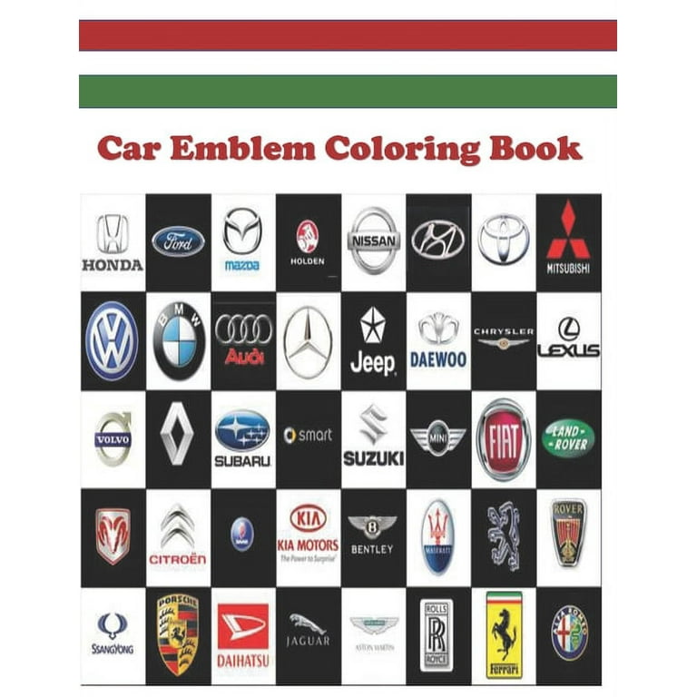 car logos coloring pages