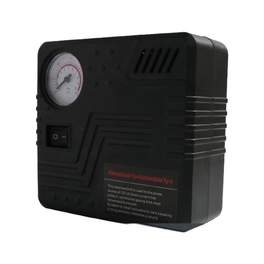 Car Emergency Auto Pump 12V Tire Inflator Tool Pressure Gauge Lighter ...