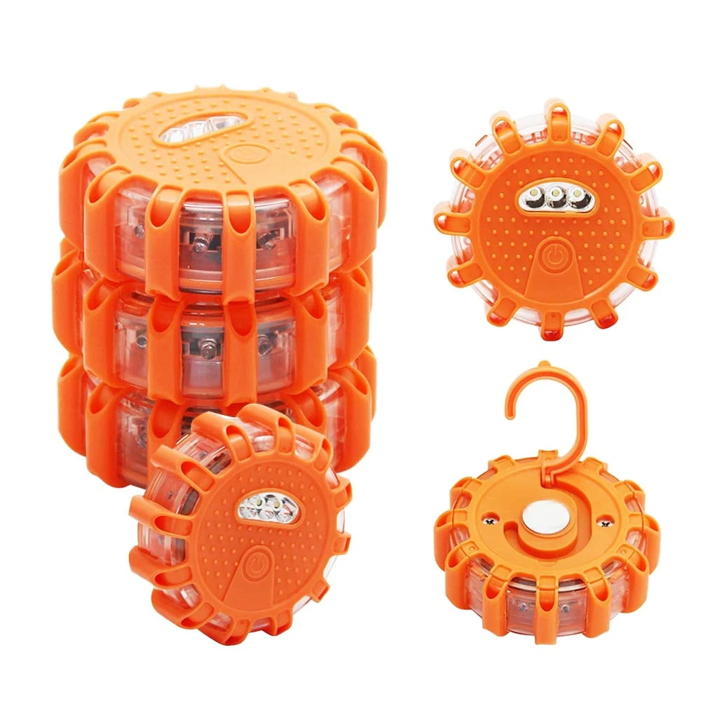 Car Emergency Strobe Flashing Warning Light Roof Road Safety Lamp Roadside Orange Beacon ...