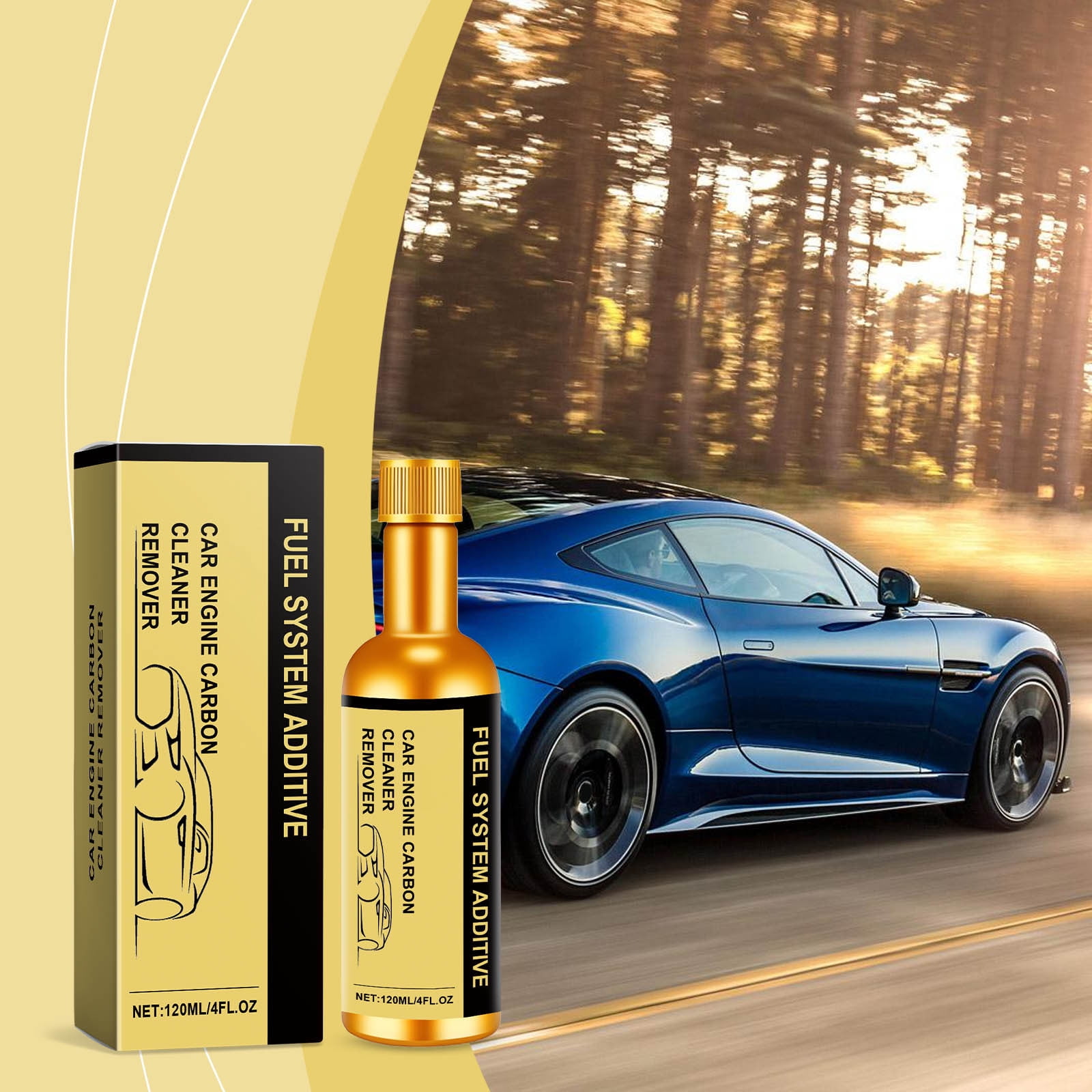 Car Engine Carbon Cleaner, 120ml Catalytic Converter Cleaner, Removes ...