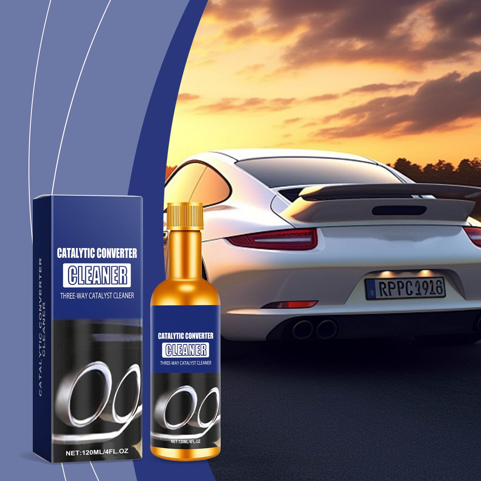 Car Engine and Exhaust System Cleaner | Universal Catalytic Converter ...