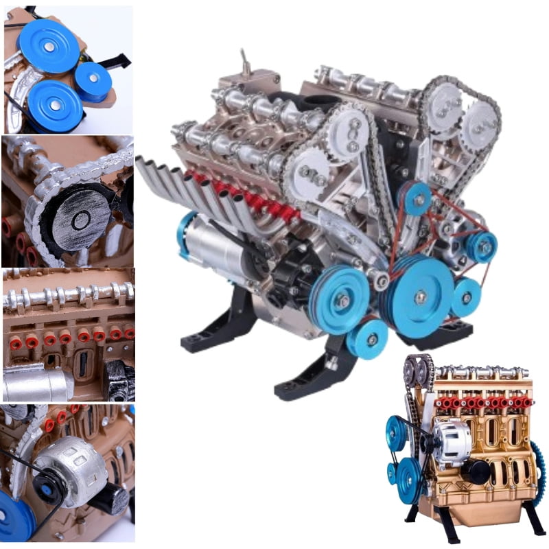 Car Engine Model Kit,the Teching V8 Car Engine Model Kit Is a Must-Own ...