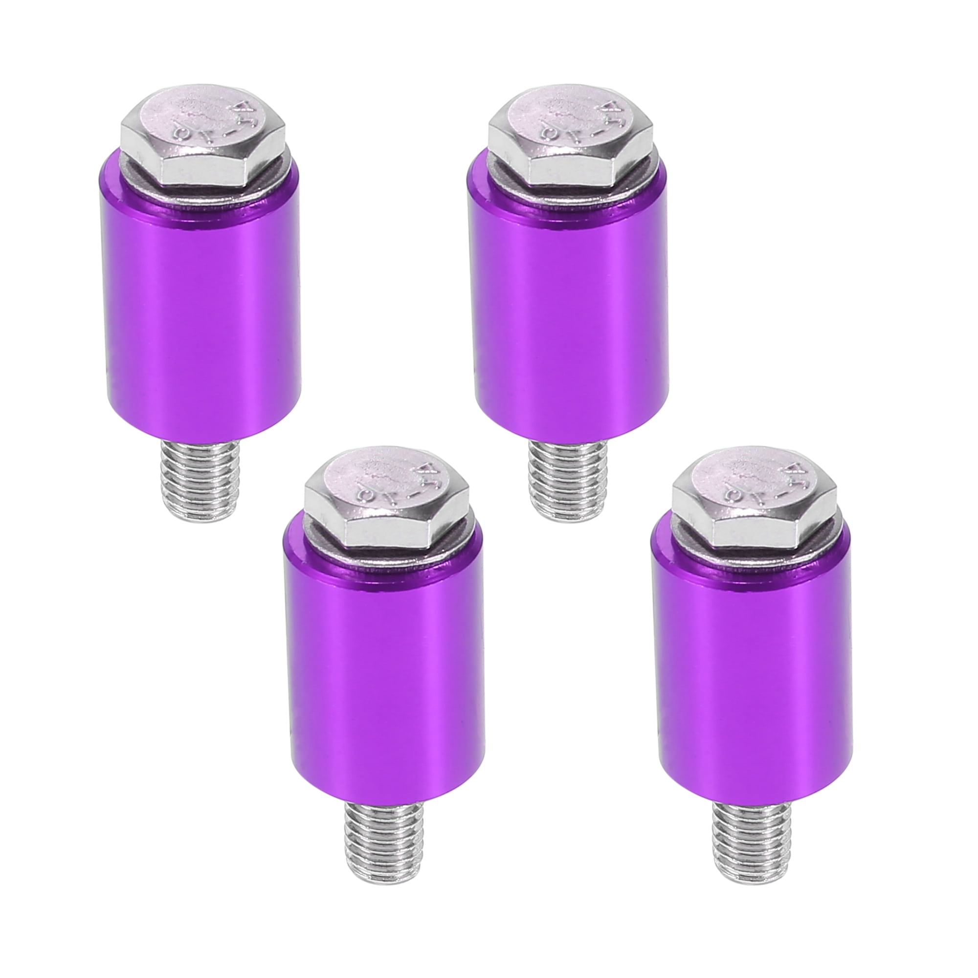 Car Engine Motor Hood Vent Spacer Riser Hood Spacer Riser Kit Aluminum ...