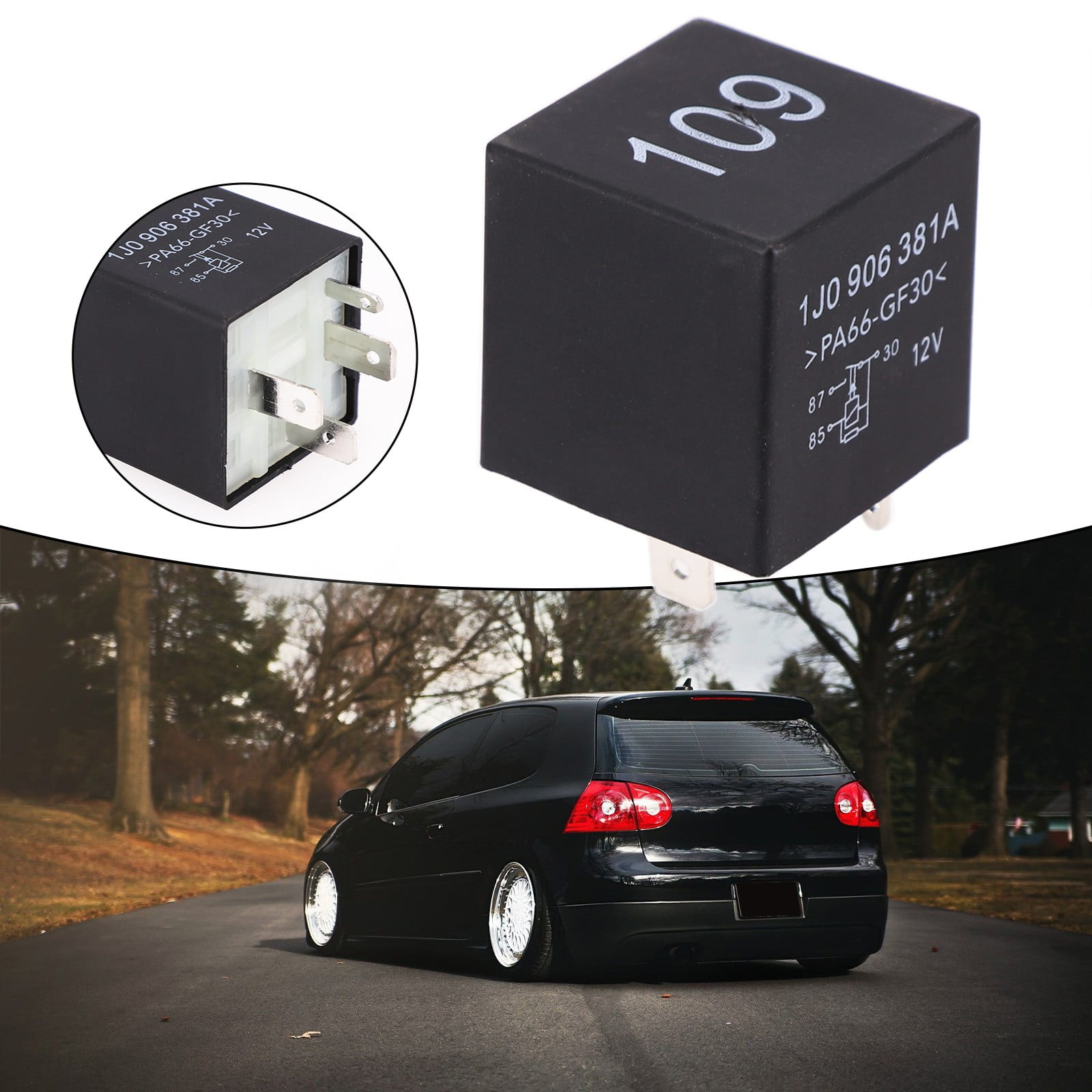 Car Engine Power Supply Ecu Fuel Pump Relay 109 1J0906381A for Skoda ...