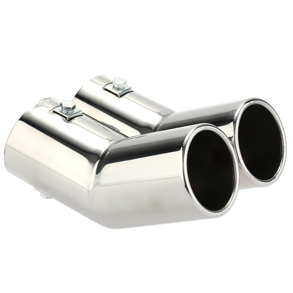 Car Exhaust Tail Pipe,4 Bora Tail Pipes Muffler Car Tips 4 Steel Tail ...
