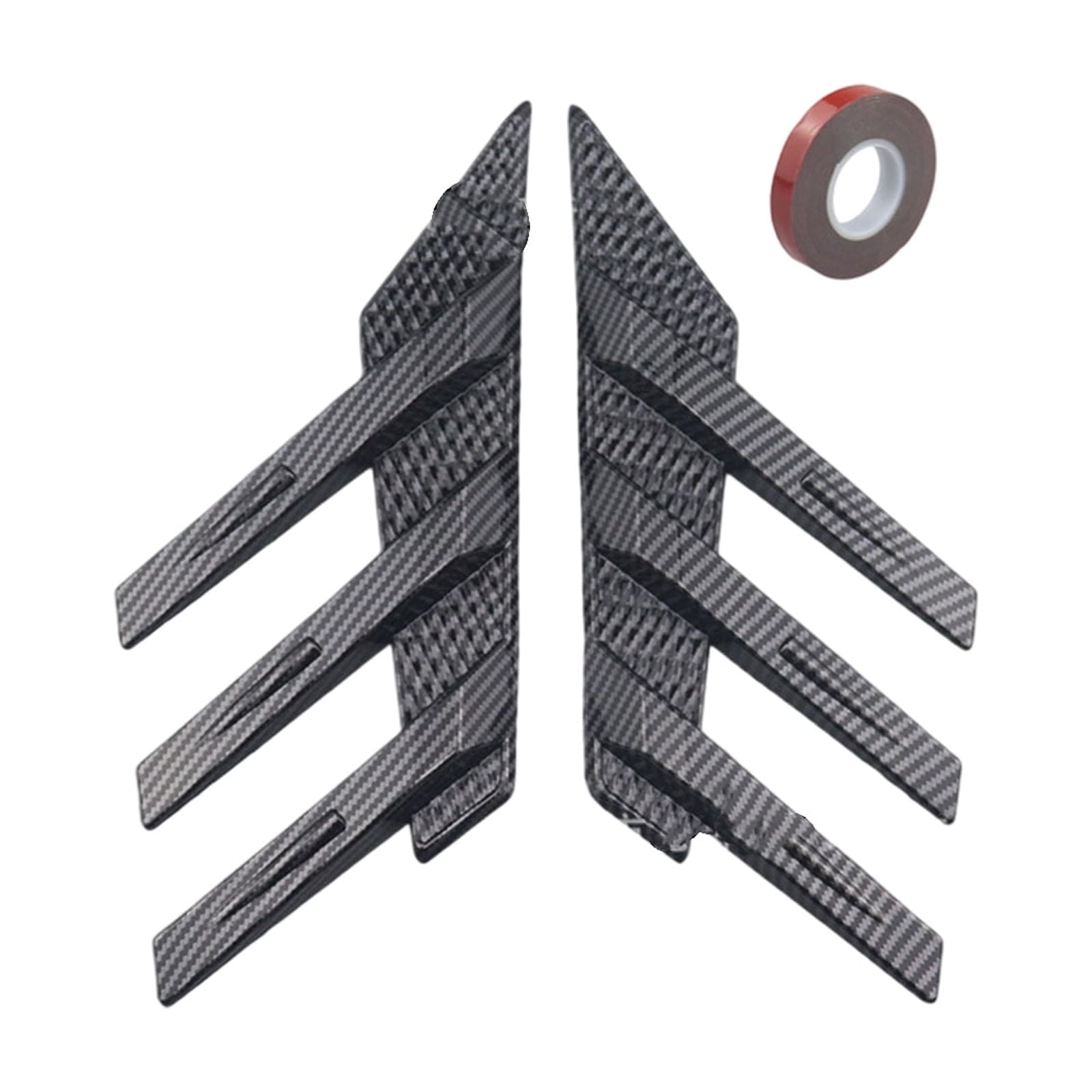 Car Exterior Modification Plastic Rear Window Airflows Spoiler Splitter ...