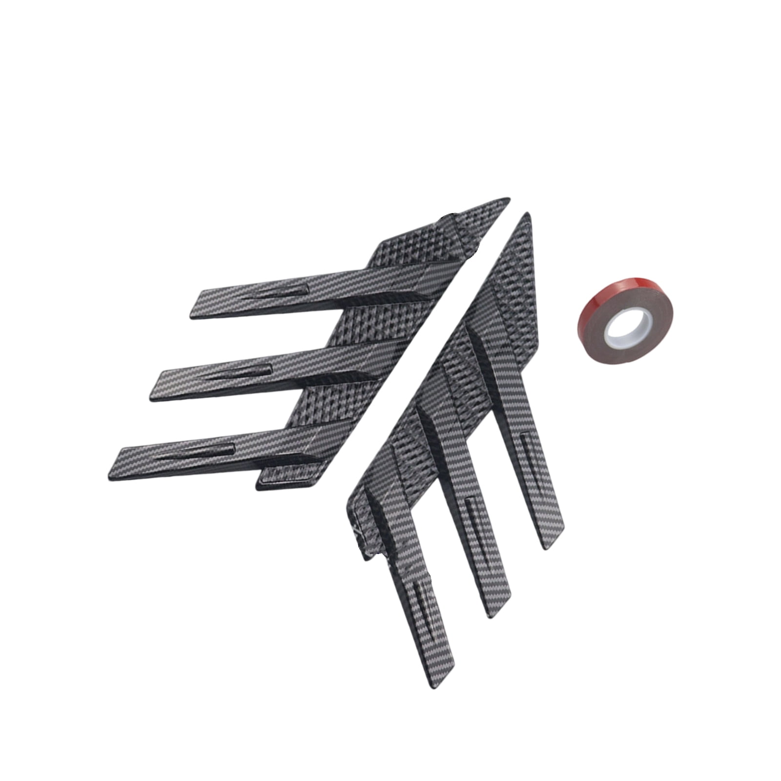 Car Exterior Modification Plastic Rear Window Airflows Spoiler Splitter ...