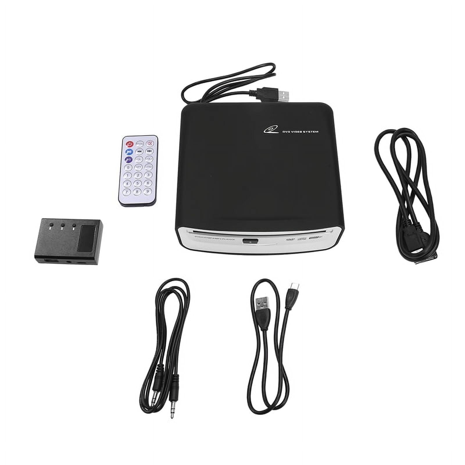 Car External Stereo Radio Dish Box CD/DVD Player USB Interface with AUX ...
