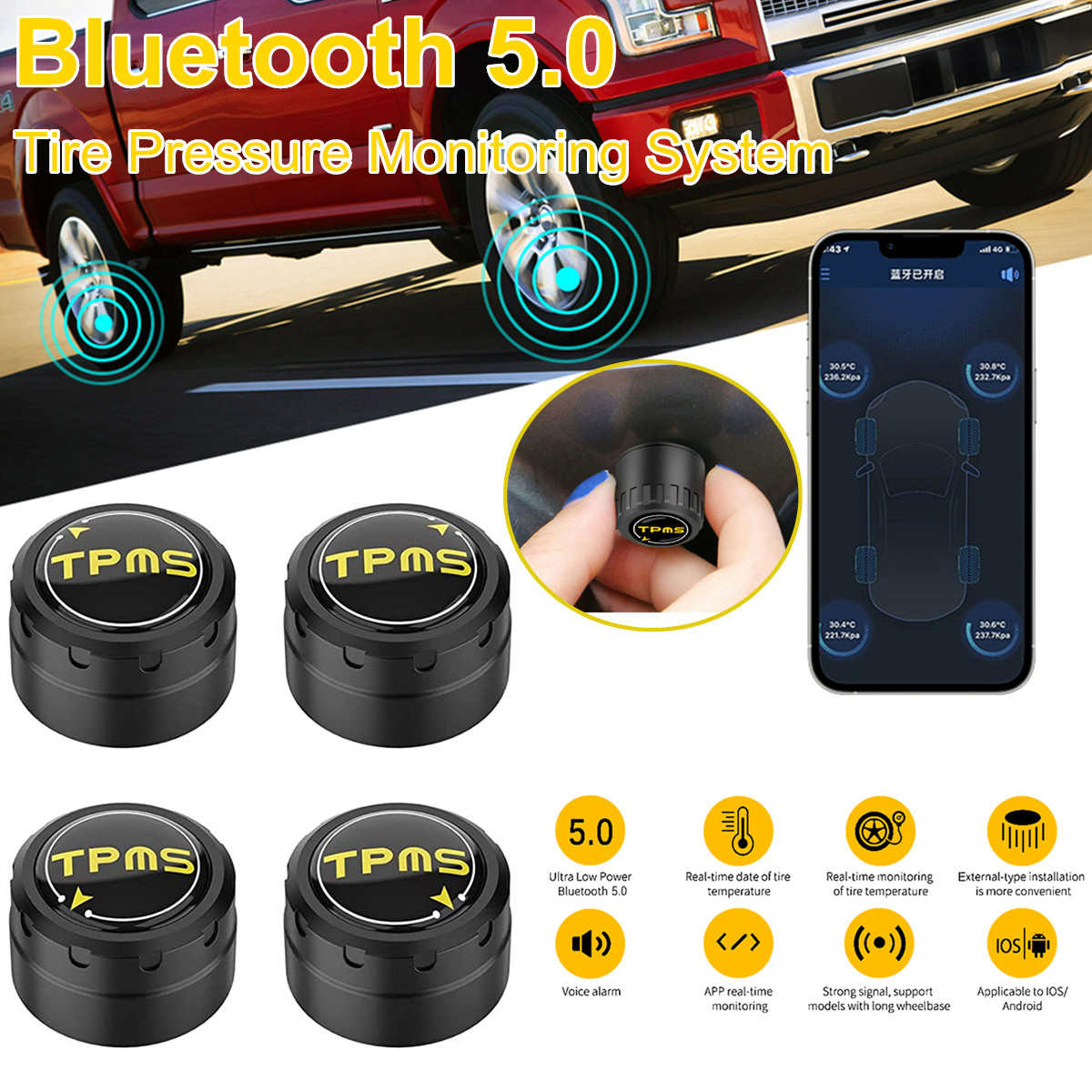 TekDeals EL-50448 Auto Tire Pressure Monitor Sensor TPMS Relearn Reset Activation Tool OEC-T5 ...