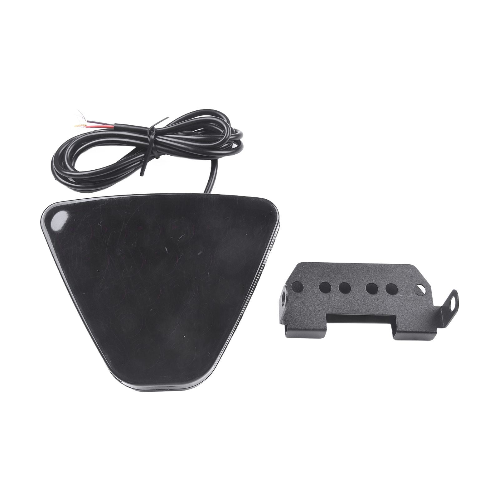 Car F1 Style Triangle Red LED 3rd Rear Bumper Tail Stop Strobe Light ...