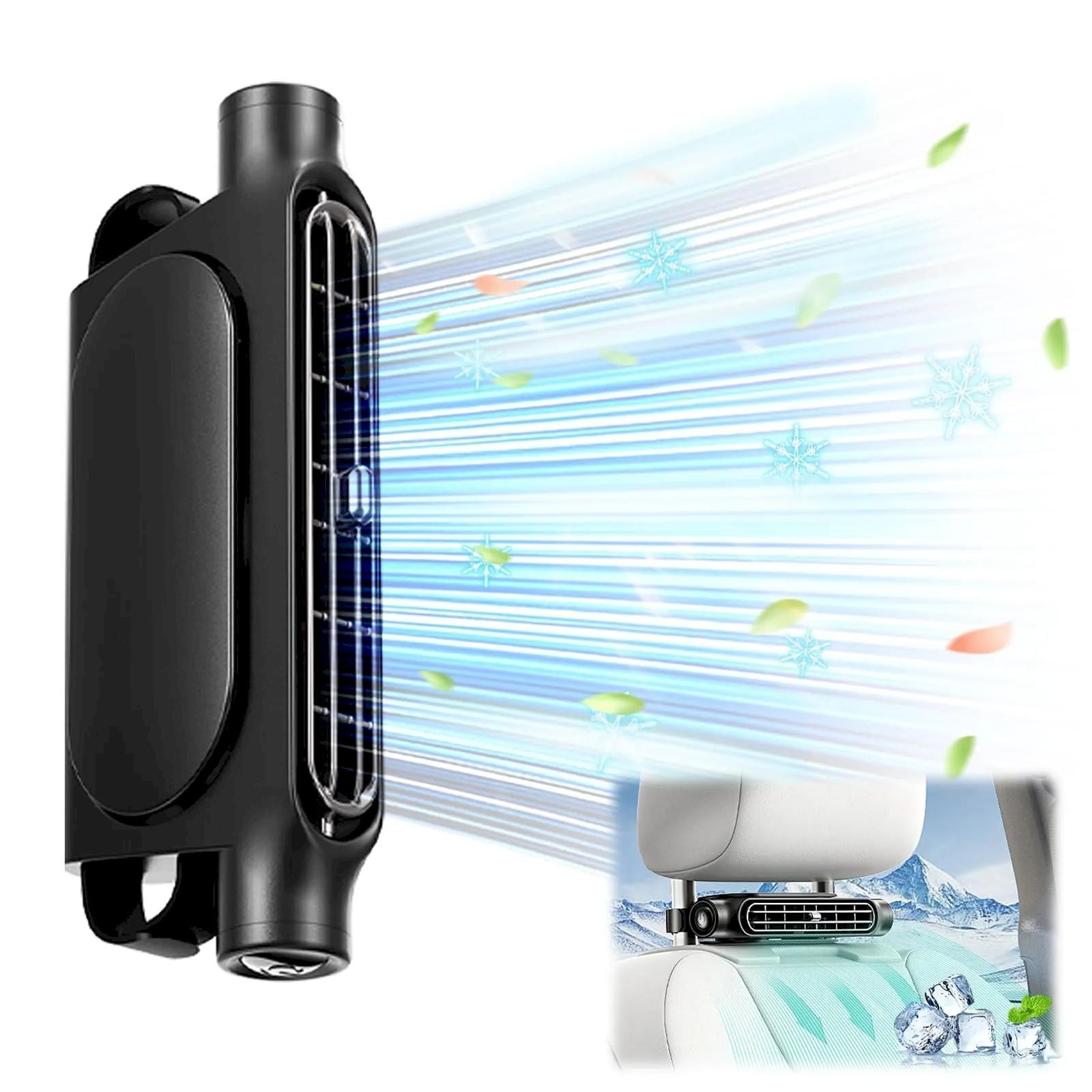 Car Fan, Portable Ac for Car, 2025 New Fan Car Seat Fan Rear Seat Small ...