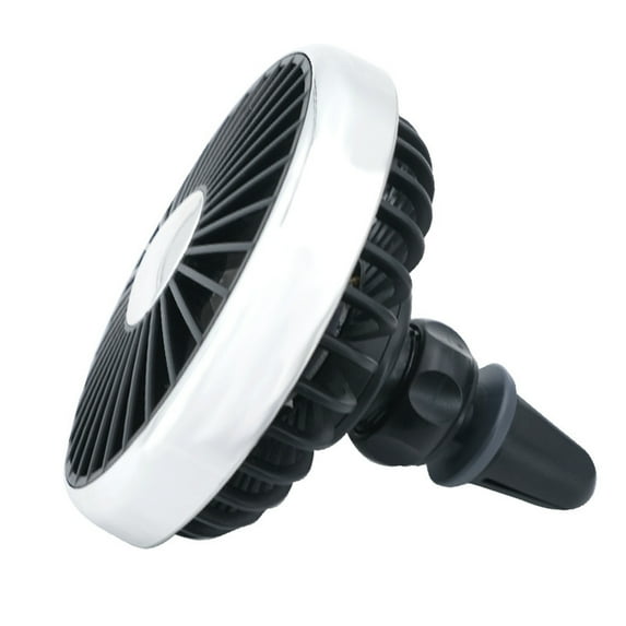 Car Fan USB Powered For Mounted 360° Rotatable With Colorful Light ...