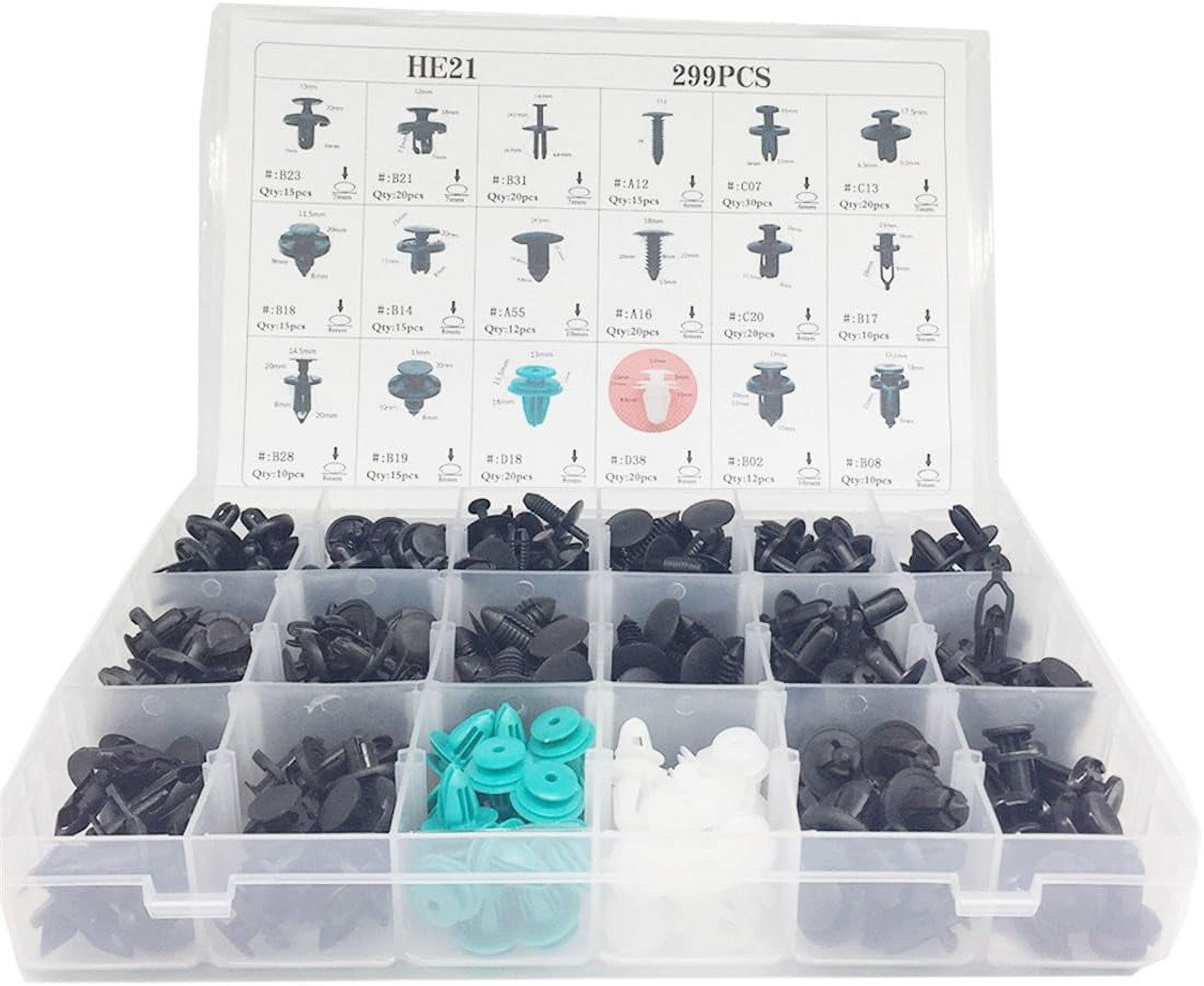 Car Fastener Kit, Splash Shield Retainers Fastener Remover for ...