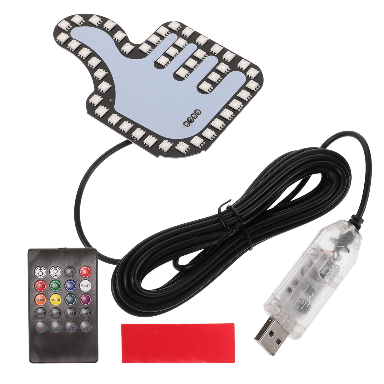 Car Finger Gesture Light LED Warning and Signal Light for Cars Hand ...