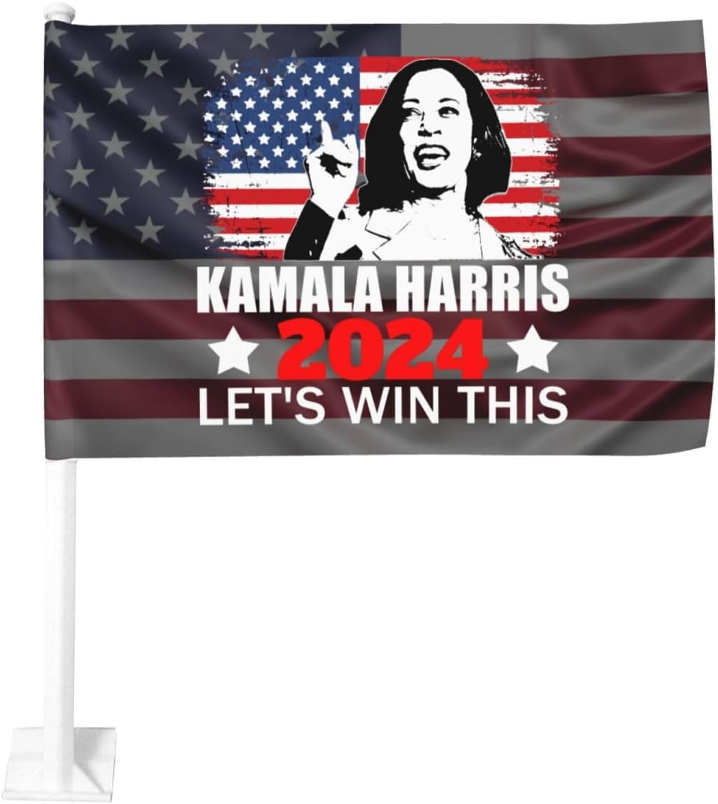 Car Flag Kamala Harris 2024 Let'S Win This Kamala Harris For Prseident ...