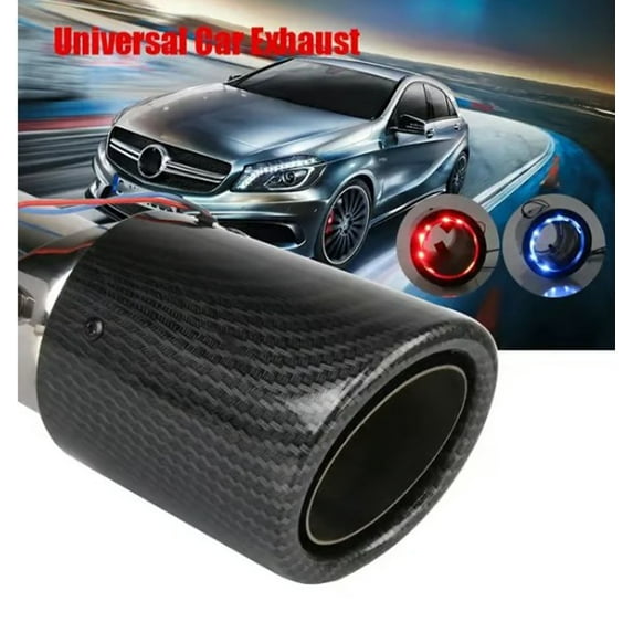 Car Flame Effect LED Light Stainless Steel Exhaust Pipe Upgrade for ...