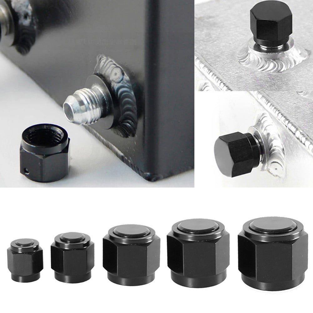 Car Flare Cap Tube Fitting An4 An6 An8 An10 An12 Female Flare Cap Block ...