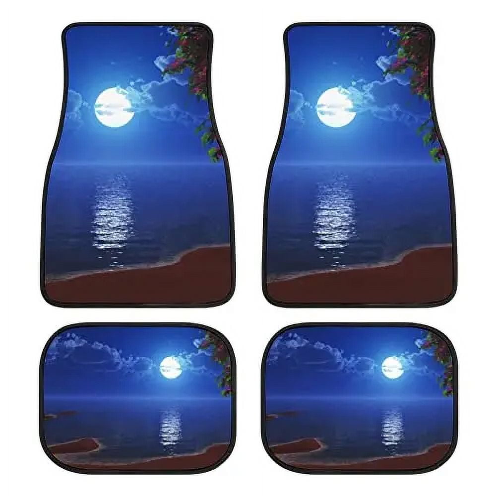Car Floor Mat 4 Piece Sets 4 Universal All Weather Waterproof Driver ...