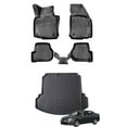 Car Floor Mats + Cargo Liner (Full SET) Compatible for Volkswagen Jetta ...
